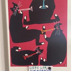 Pyramid of Cats Piramida Kotów Original Polish Poster - Etsy