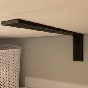 Metal Shelf Bracket L Bracket Modern Industrial Steel Open - Etsy