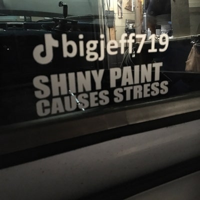 Glow in the Dark Middle Finger Vinyl Decal - Etsy