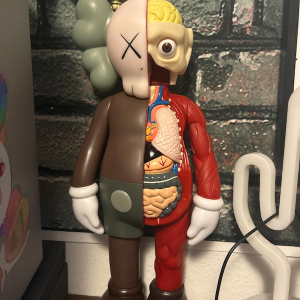 Replica KAWS 'the Promise' Figure Statue Hypebeast Decor Bear Brick ...