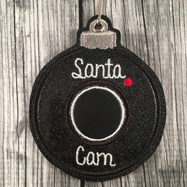 Santa Cam in the Hoop Christmas Ornament Embroidery Design 4x4 DIGITAL ...