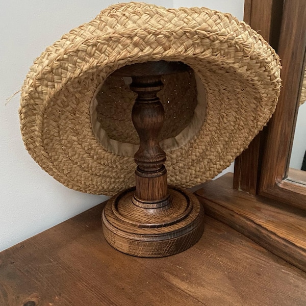 Pocket Watch Stand Dark Oak Hardwood Hanger Wooden Display Wood Holder ...