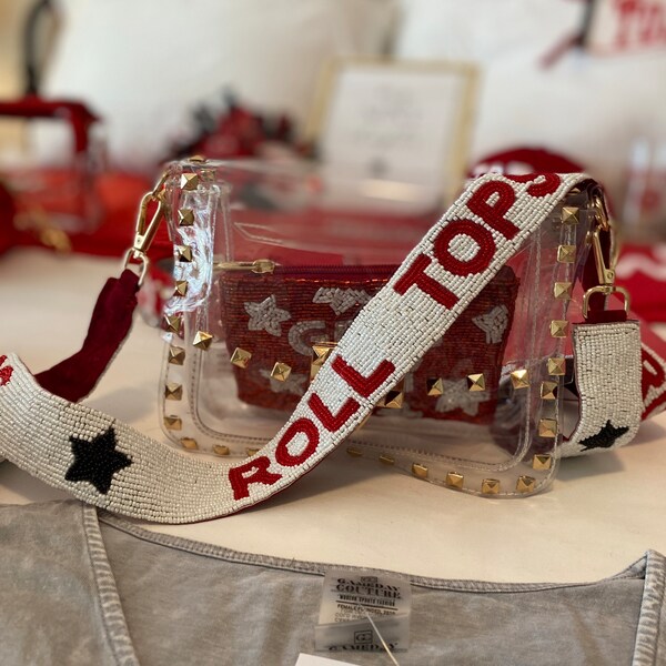 Custom Beaded Straps, Gameday Beaded Straps, Gameday Straps, Stadium ...