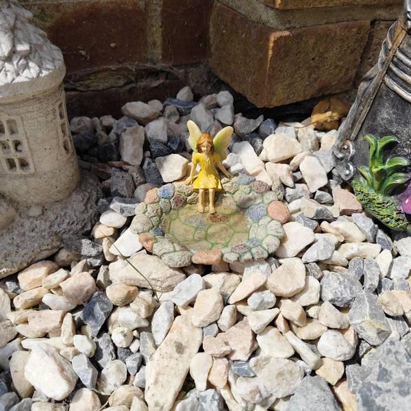 Micro Mini Sitting Fairies, Tiny Sitting Fairy, the Fairy Garden, UK ...