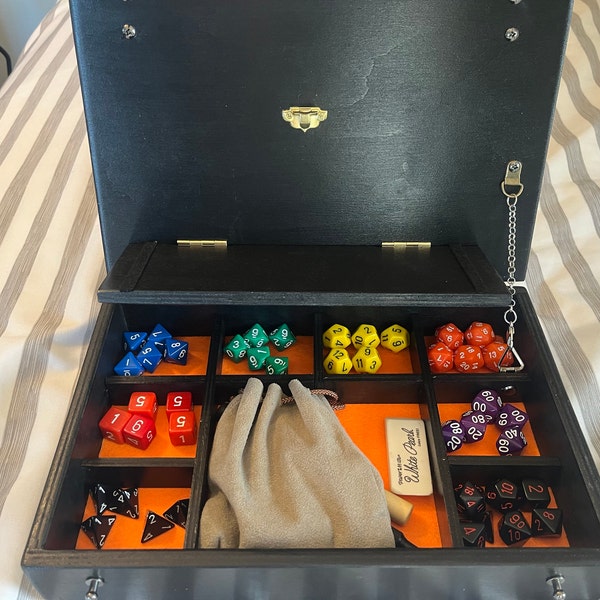 Engraved Dice Tray Conan the Barbarian Snake Dice Box Character RPG Box ...