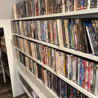 Dvd Divider, Genre Divider, Movie Divider, Movie Organizer, 45 ...