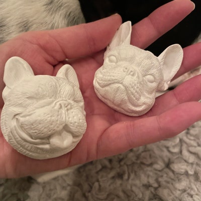 Cute French Bulldog Mold-bulldog Head Keychain Resin Mold-aromatherapy ...