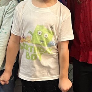 Numberblocks Birthday Boy Design, Boy 7th Birthday Printable File for T ...