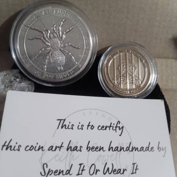 Scary Clown Theme Custom Made Coin ,one off Piece You Cannot Buy ...