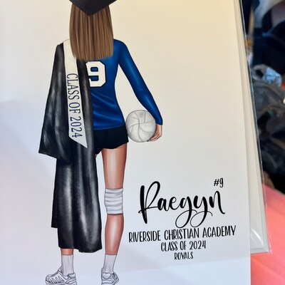 Volleyball Grad Gift, Volleyball Player Gifts, Volleyball Player ...