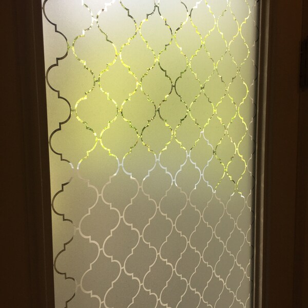 Moroccan Style Pattern for Frosted Window Vinyl - Etsy