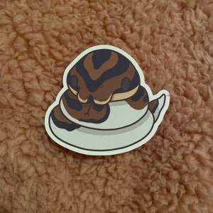 Ball Python Stickers, Cute Snake Stickers - Etsy