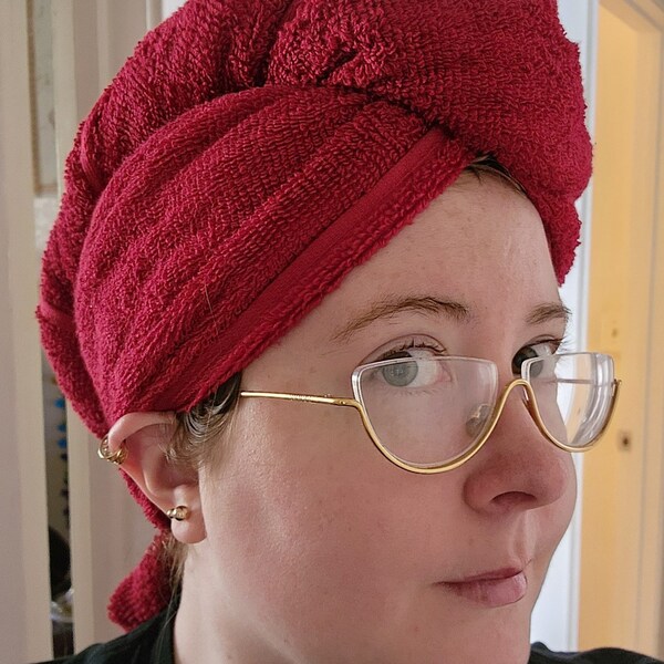 2 Kitchen Hanging Hand Towels: 100% Cotton 2 Pack, Waffle Design, Snaps ...