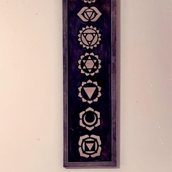 Chakras Wood Carving, Chakra Sign, Chakra Symbols, Meditation, Reiki ...