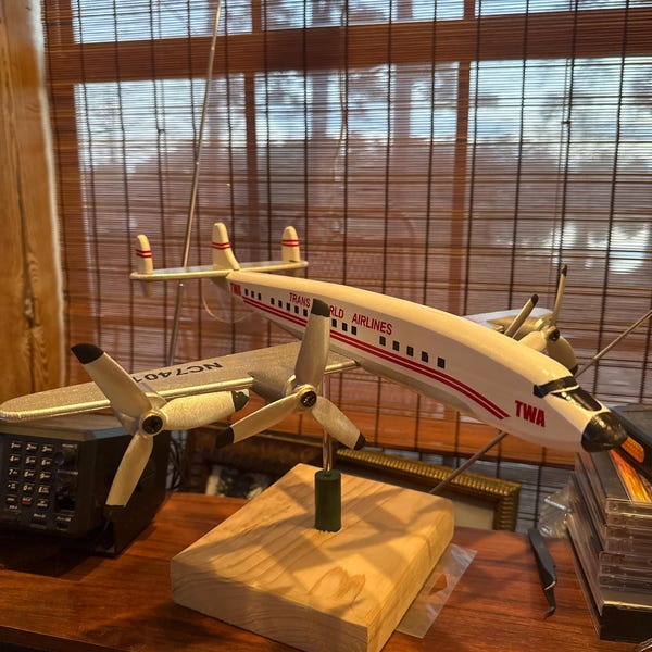 TWA Lockheed Constellation Wind Spinner Whirligig - Etsy