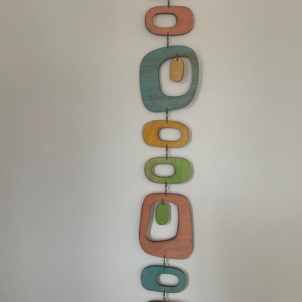 Mid Century Modern Magnets, Retro Magnets, Wood Magnets, Geometric ...