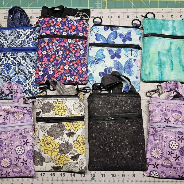 Eleanor Crossbody Bag Pattern Sewing, Fabric Purse Pattern Sewing, PDF ...