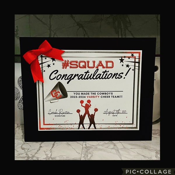 Cheerleading Award Certificates, Editable for Team Moms, Coaches, Team ...
