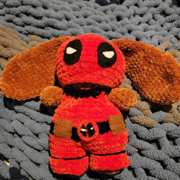 Deadpool Bunny Plushie - Etsy