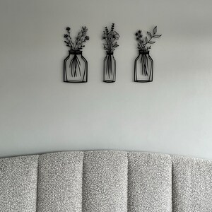 Spring Flower Metal Wall Decor, Unique Design Flower Art, Home Decor ...