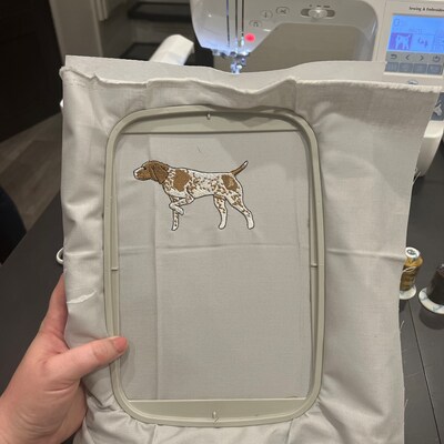 German Pointer Machine Embroidery Design - Etsy