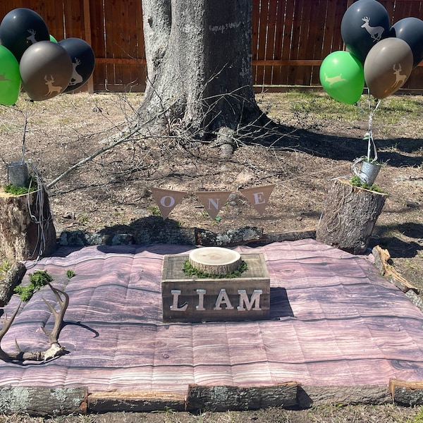 12" Buck Balloon, 2 Brown, 2 Black and 2 Hunter Green Balloons, Gender ...