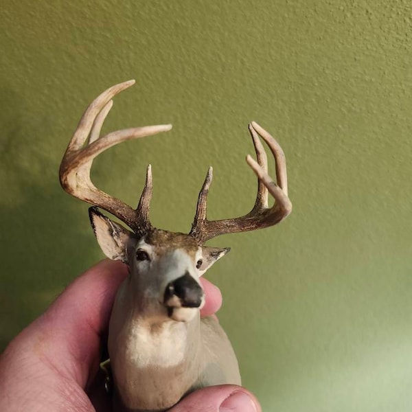 Mini Whitetail Buck Shoulder Mount #1 - Etsy