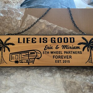 Custom Camping Sign Custom RV Sign Custom Camp Decor Sign Personalized ...