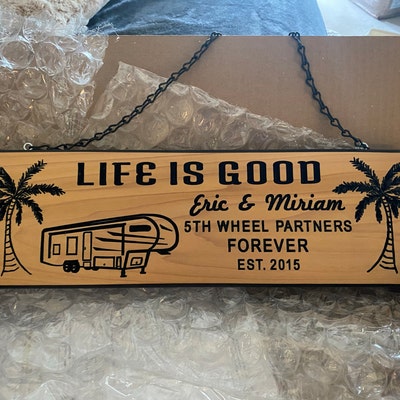 Custom Camping Sign Custom RV Sign Custom Camp Decor Sign Personalized ...