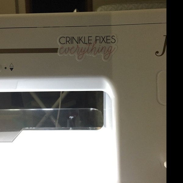 Crinkle Fixes Everything Vinyl Quilting Sticker in Navy and Pink ...
