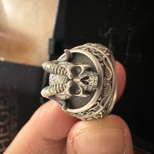 Poseidon Trident Signet Ring for Men, Handmade 925k Sterling Silver ...