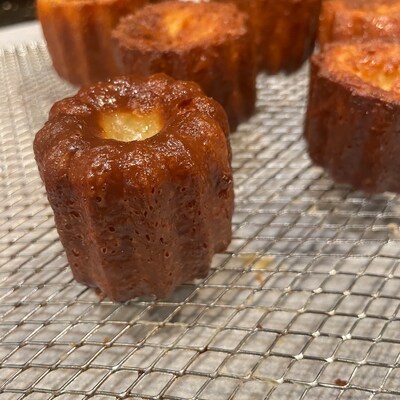 6 Copper Canele Molds Large 2.1 Inch Set of 6 Professional Quality 55 ...