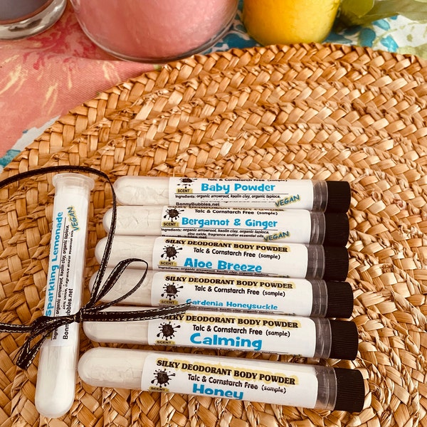 Body Powder Trio, 3 Pack Gift Set Talc Free Cornstarch Free Natural ...