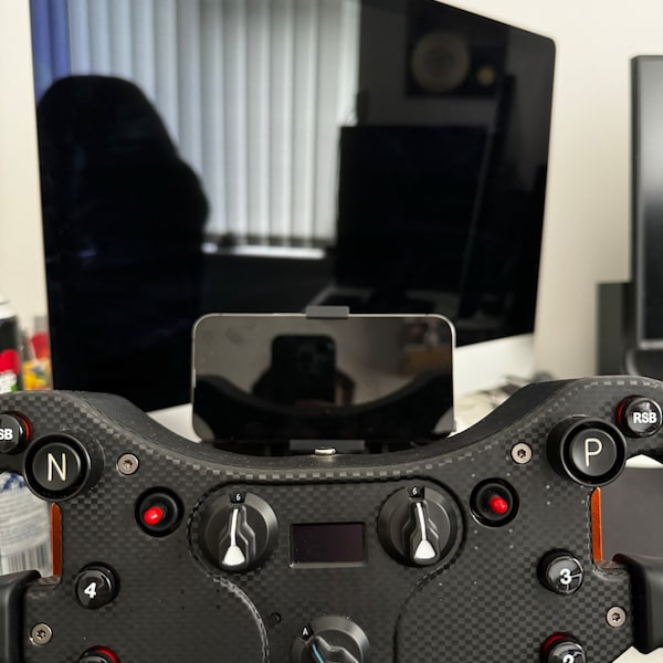 Universal Fanatec Phone Holder - Clubsport, CSL, Podium, DD Etc. - Etsy UK