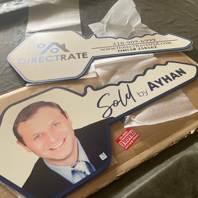 Realtor Sold Sign, Realtor Key Sign, Sold Sign, Realtor Sign, Real ...