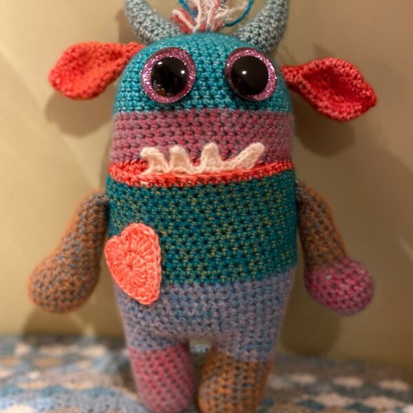 Worry Monster Crochet Pattern - Etsy