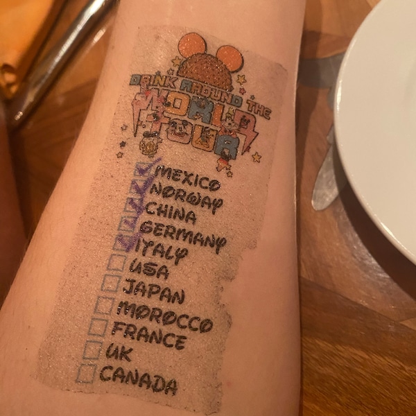 Drinking Around the World Tattoo-food & Wine Festival 2025 -epcot World ...