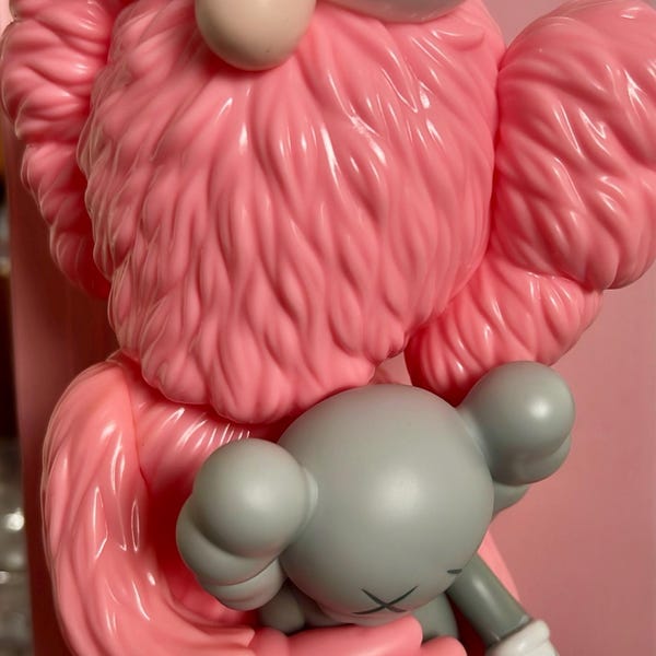 Replica KAWS 'the Promise' Figure Statue Hypebeast Decor Bear Brick ...