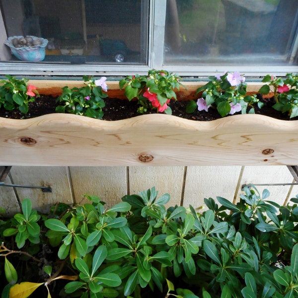 Cedar Window Box Brackets. - Etsy