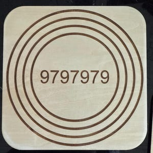 Vesica Piscis Radiesthesia Board (radionic Chart) - 1/8" (3mm), 20x20cm ...