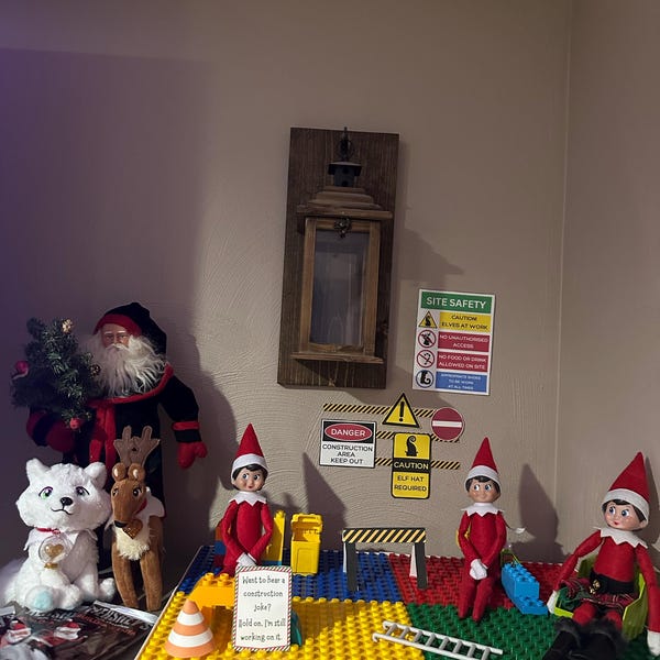 Printable Elf Construction Site Props, Christmas Elf Builder Props ...