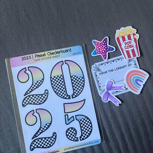 Large Cursive Month Stickers January December for Planners, Journals ...