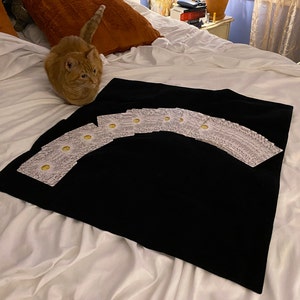 Large Tarot, Oracle, Rune Reading Cloth / Spread Cloth in Cotton Velvet ...