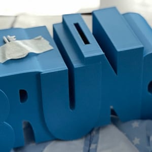 Personalized Money Box Custom Name Money Box Monogram Piggy Bank ...