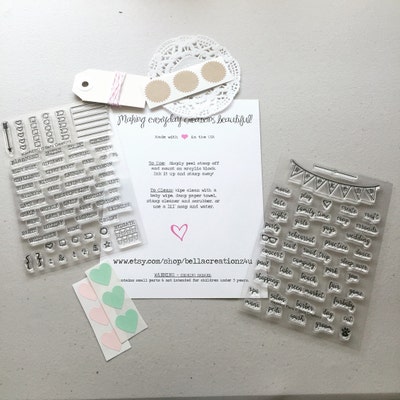 Planner Stamp Clear Stamp Set plannerd Perfect for Your Planner ...