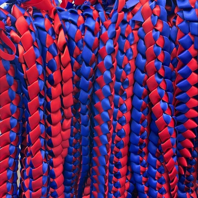 Samoan Flag Pride Lei - Etsy