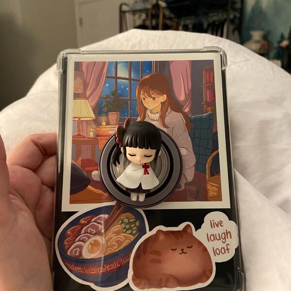 Cute Overthinking Chubby Cat Sticker - Etsy