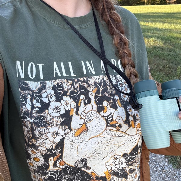 Comfort Colors® Ducks Not in A Row Shirt, Funny Vintage Retro Animal ...