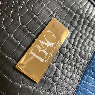 Metal Purse Bag Labels4828mm Personalized Laser Custom - Etsy