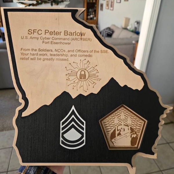 Custom Police Shield Wall Plaque - Personalized Thin Blue Line Design ...